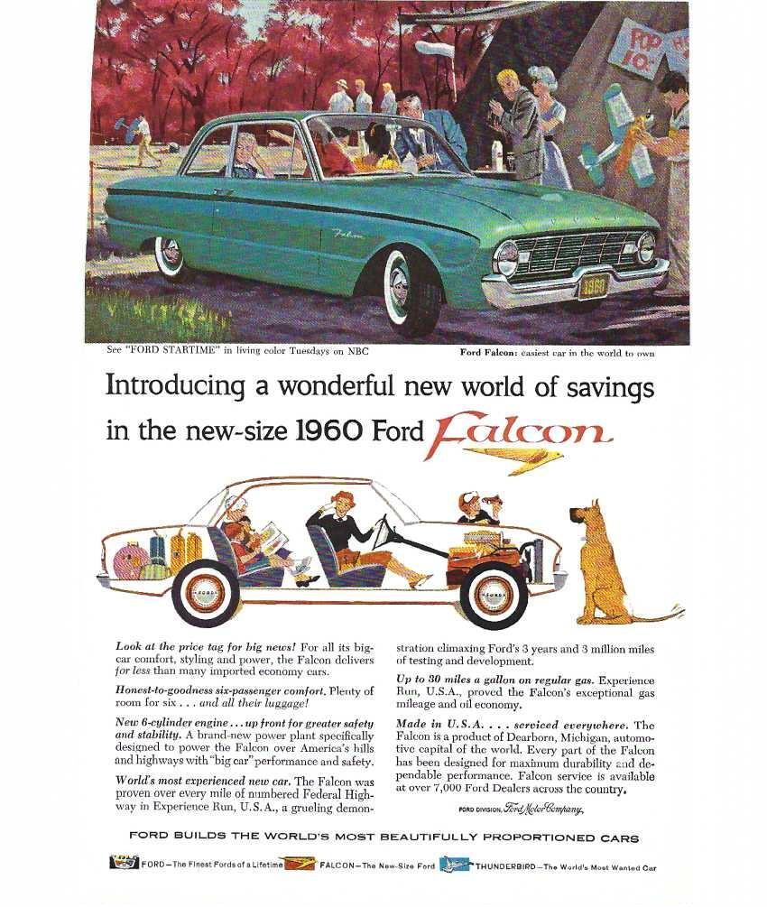 Vintage Magazine Ad - 1960 Ford Falcon | Ephemera - Advertising ...