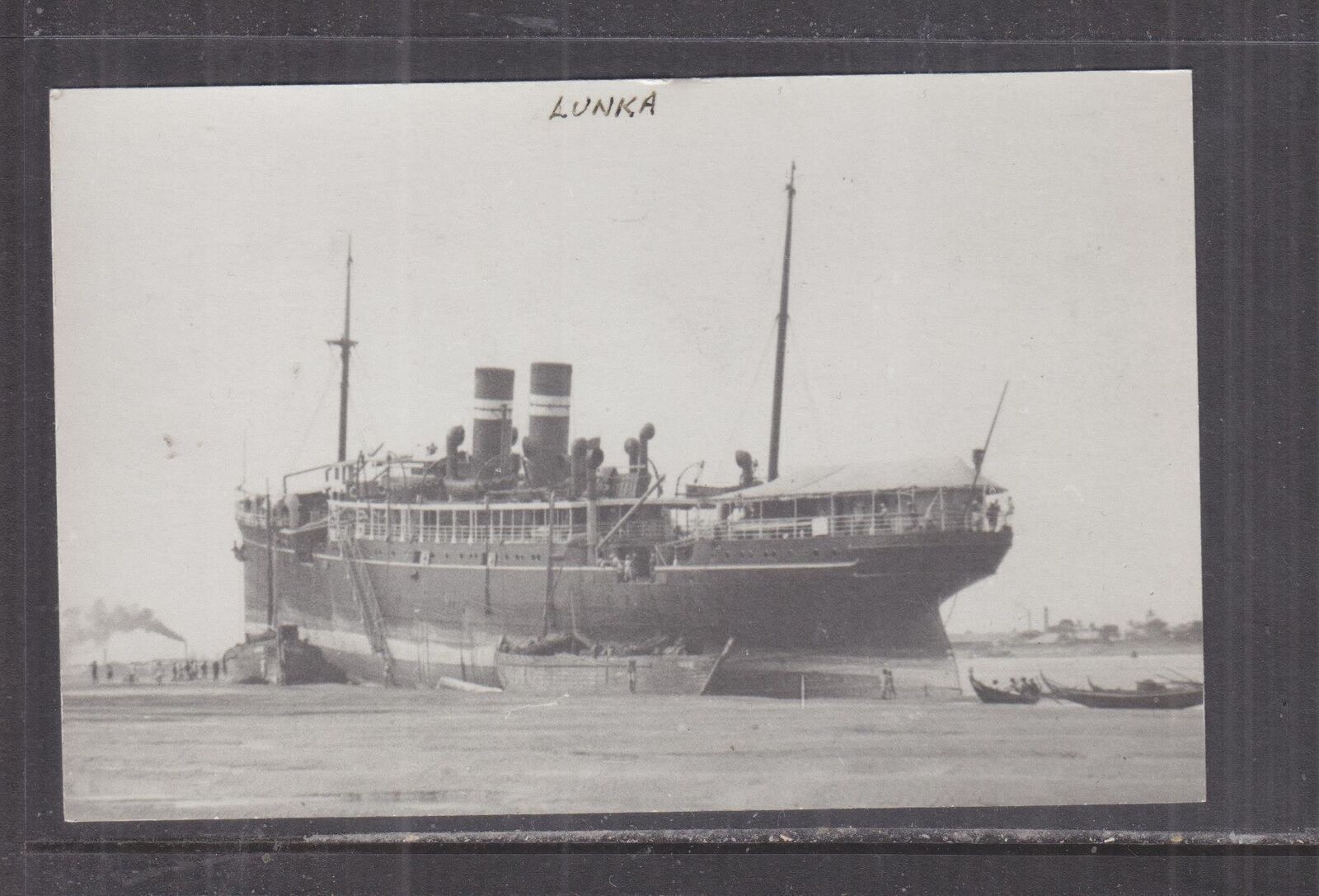 " SS Lunka " British Indian Steam Navigation,, 1905, Reprint. | Asia ...