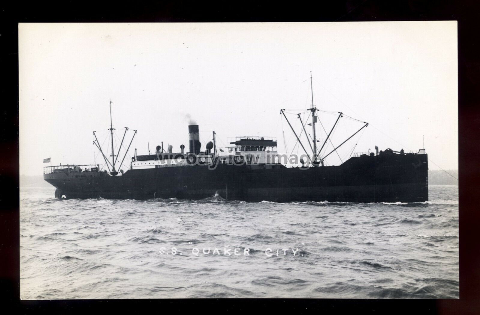 bf561 - American Cargo Ship - Quaker City , built 1920 - postcard ...