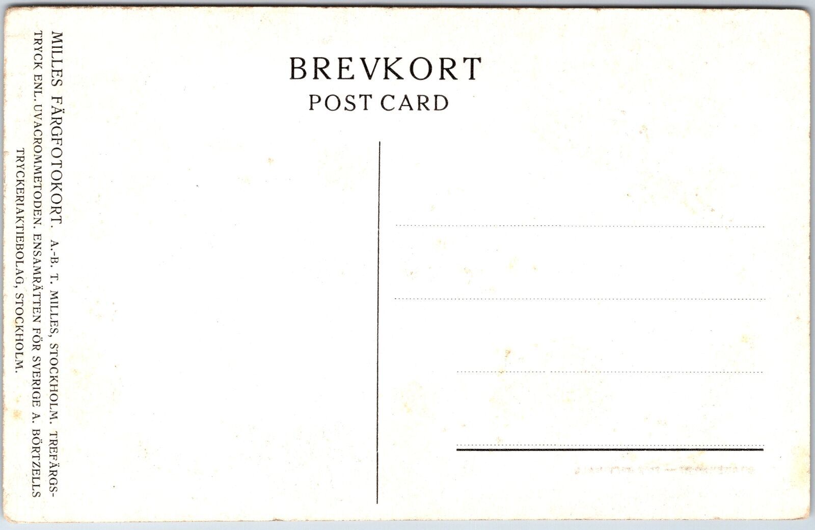 Vintage Postcard the City Hall at Stockholm Sweden on C. 1920s White ...