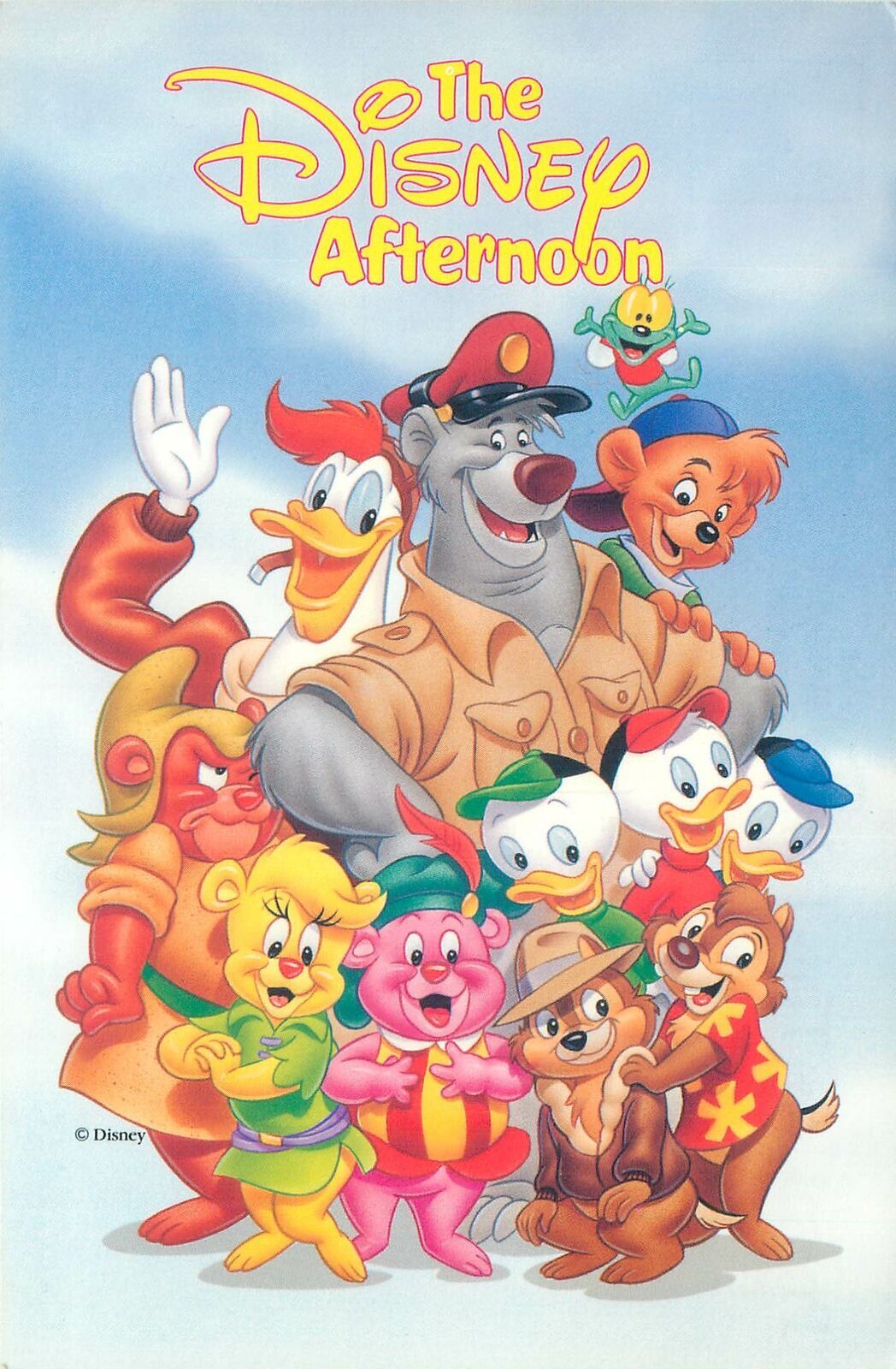 Postcard cartoons The Disney afternoon characters advertisment | Other ...