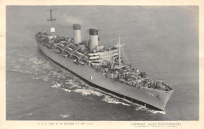 USS Gen H. W. Butner Military Battle Ship Ship | Topics - Militaria ...
