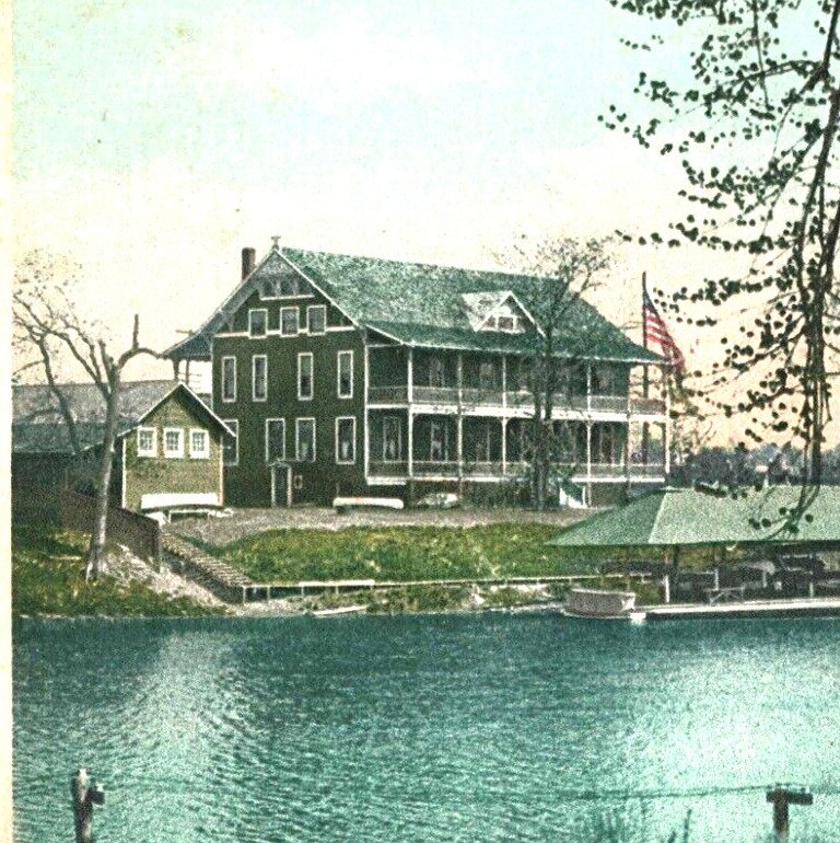 Postcard Indiana Hammond Central Park & Fire Department Divided Back ...