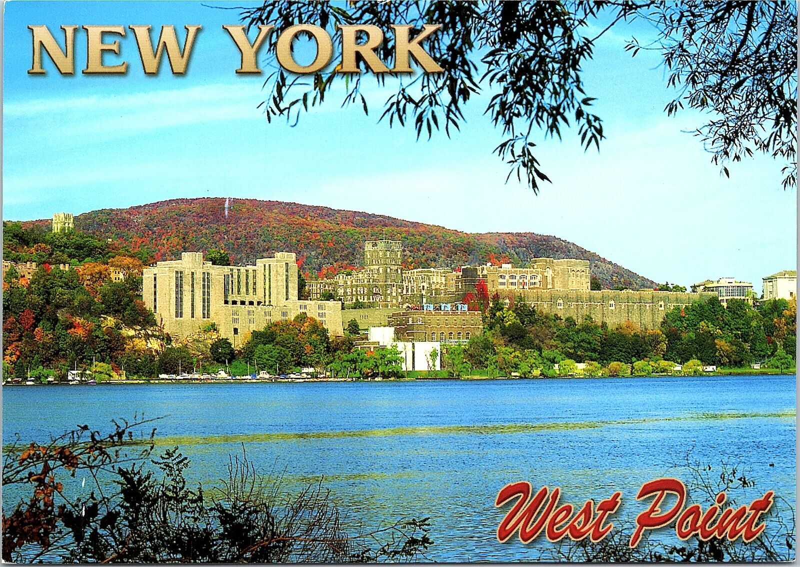Vintage Continental Size Postcard U.S. Military Academy West Point New ...