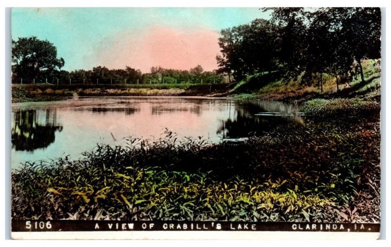 Early 1900s Crabill's Lake, Clarinda, IA Postcard | United States ...