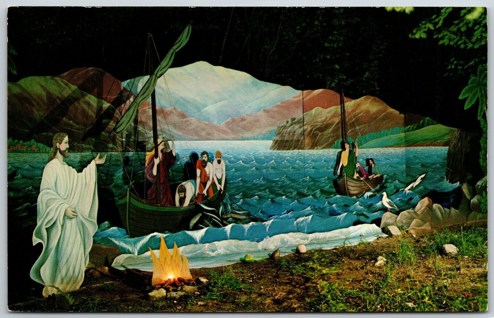 Lunds Scenic Garden, Jesus At Sea Of Galilee, Glen Arbor, Michigan ...