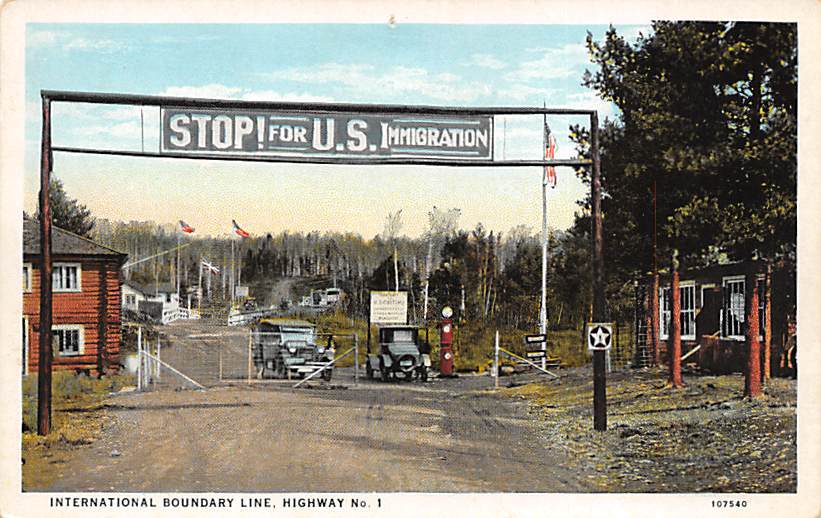 International Boundary Line Highway No 1 International Boundary Line ...