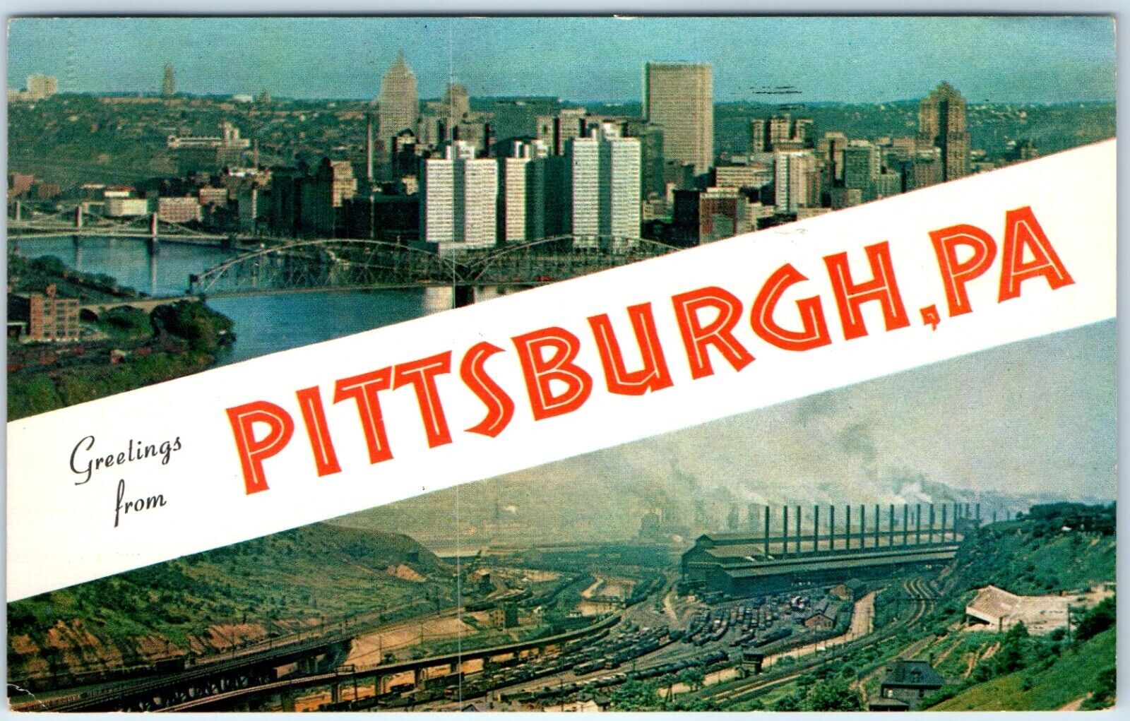 x14 Pennsylvania LOT c1960s PA Greetings Welcome Chrome Postcards Set ...