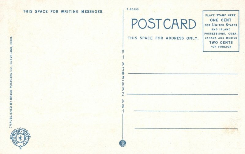Vintage Postcard 1920's The Museum of Art Building at Wade Park ...