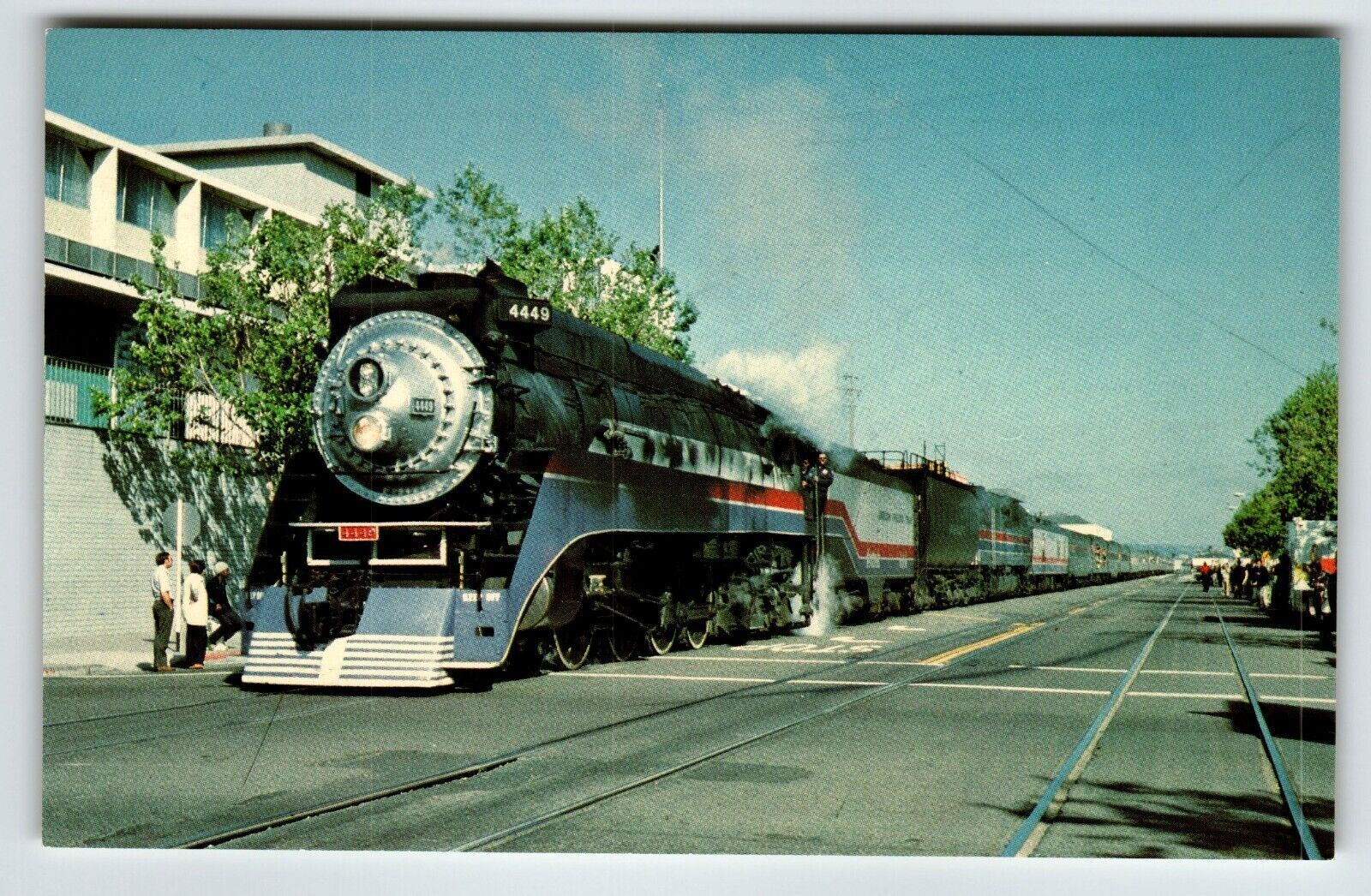 Railroad Postcard Train Locomotive American Freedom 4449 Railway ...