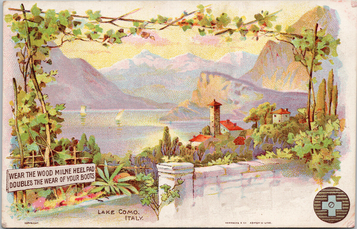 Lake Como Italy Horrocks Vintage Postcard F95 | Europe - Italy - Other ...