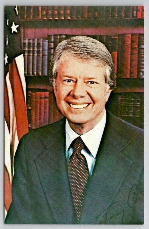 President Jimmy Carter Portrait James Earl Carter Jr. Postcard F30 ...