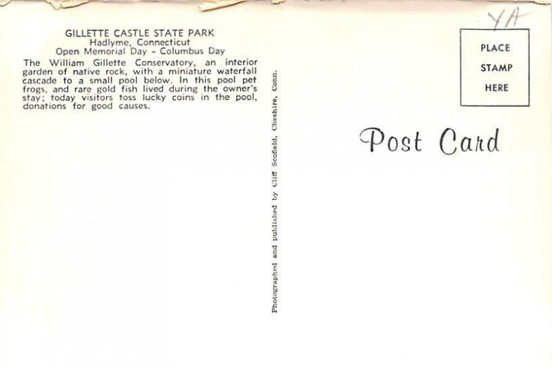 Gillette Castle State Park Garden Of Native Rock - Hadlyme, Connecticut ...