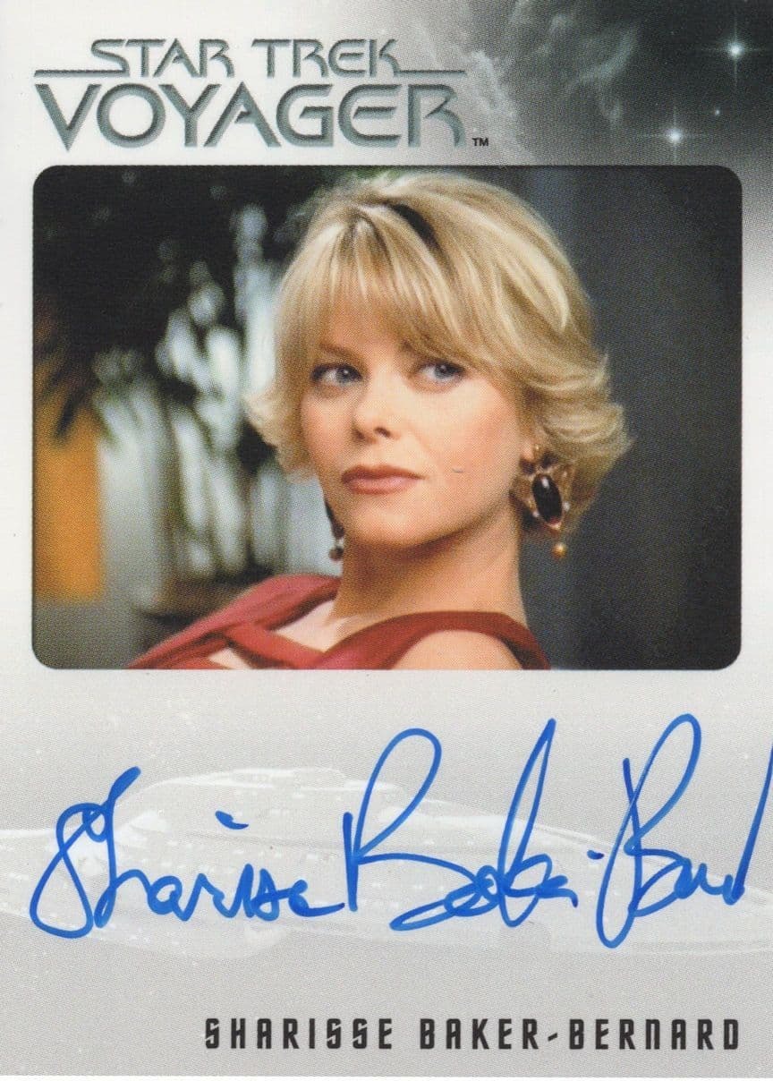 Sharisse Baker Bernard Star Trek Voyager Hand Signed Autograph Card ...