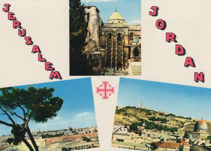 Middle East Postcard - Views of Jerusalem, Jordan RRR110 | Asia ...