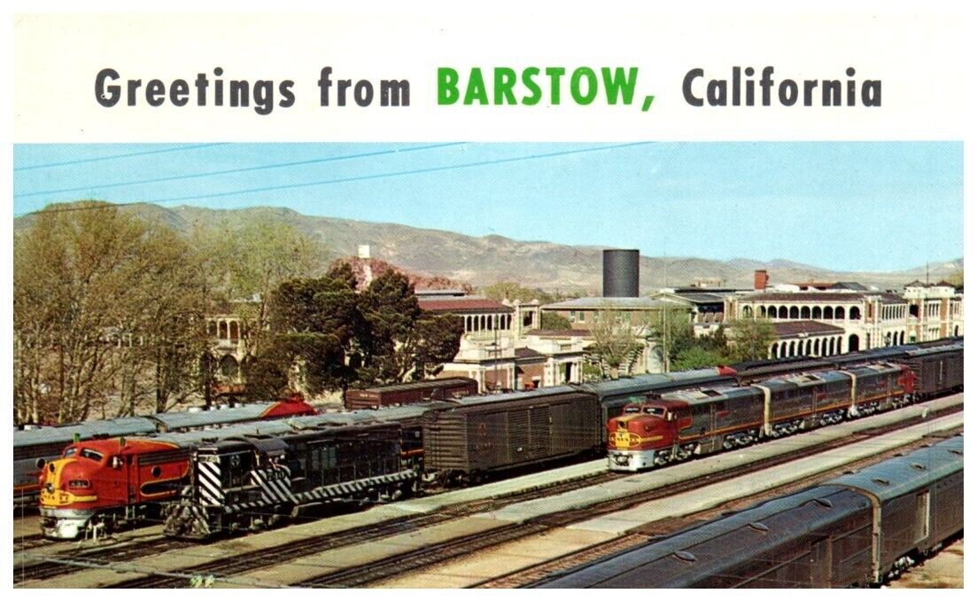 Barstow,Largest Railroad Center in Mojave Desert.VTG Postcard*B1 ...