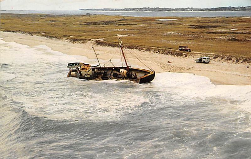 SS Glen and Maria Wrecks North Beach, Chatham Cape Cod, Mass USA 1966 ...