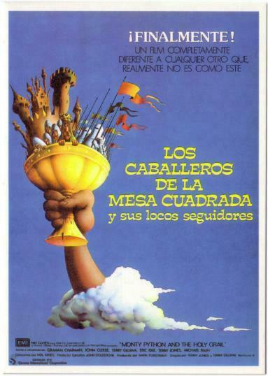 Postcard of Monty Python and the Holy Grail Movie Spanish | Topics ...