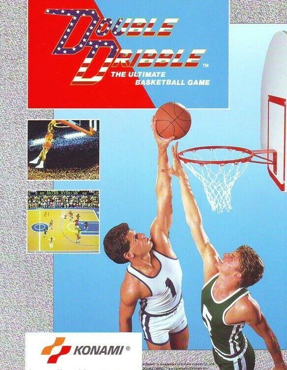 Double Dribble Arcade FLYER Original 1986 Video Game Art Basketball ...