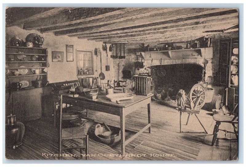 1912 Kitchen Interior Van Cortlandt House Bronx New York NY Posted ...