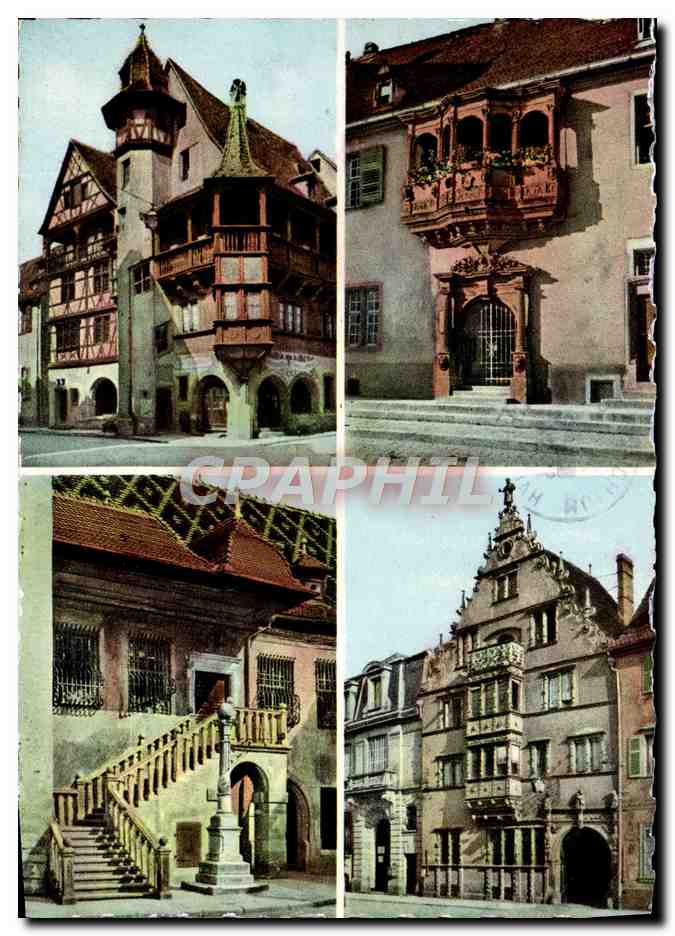 Modern Postcard Colmar Pfister house former seat of justice of stairs ...