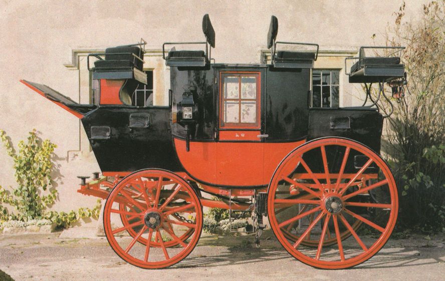 Winston Churchill Mother Park Drag Coach Transport Postcard | Topics ...