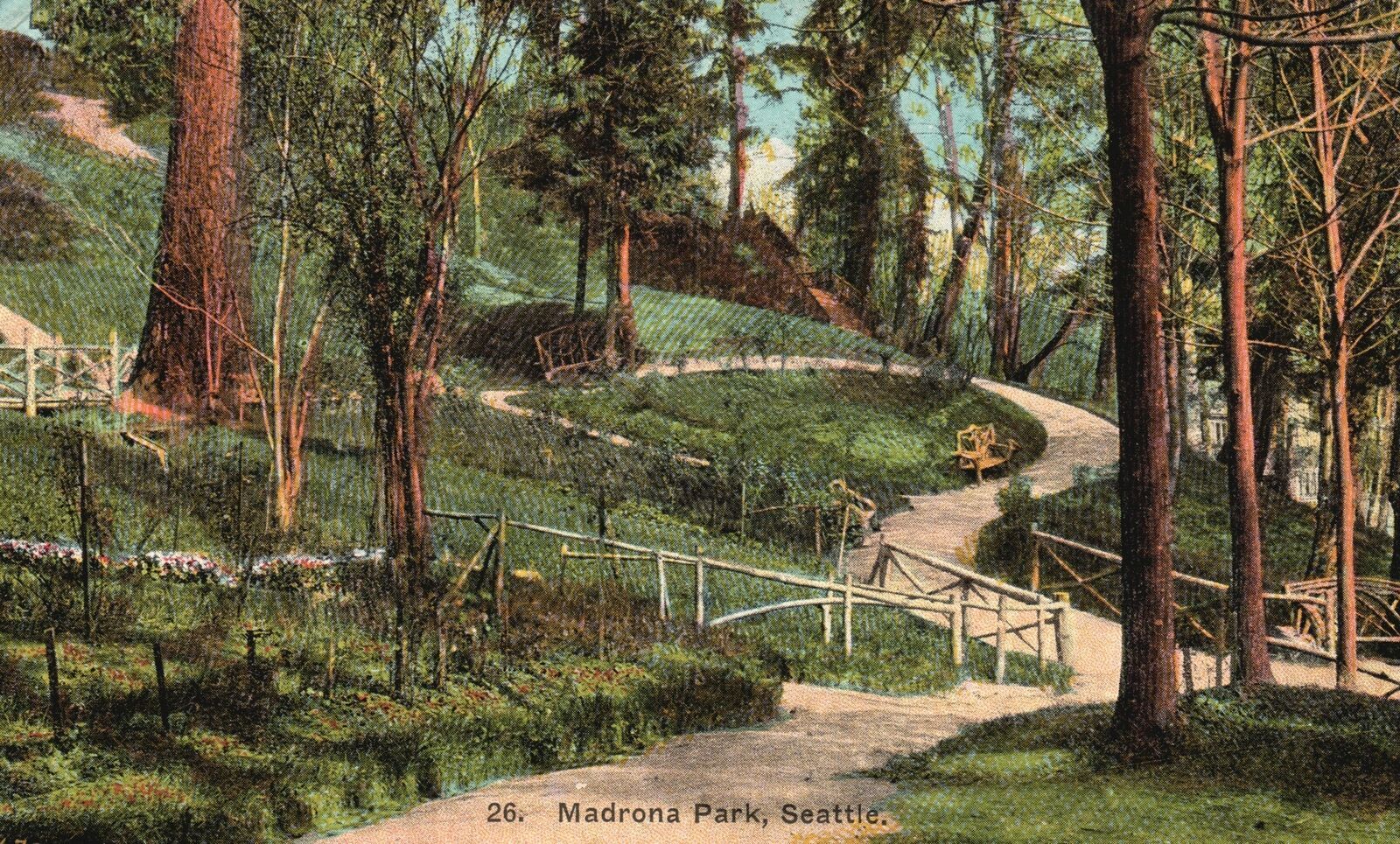 Vintage Postcard 1908 Madrona Park Public Recreational Place Seattle ...