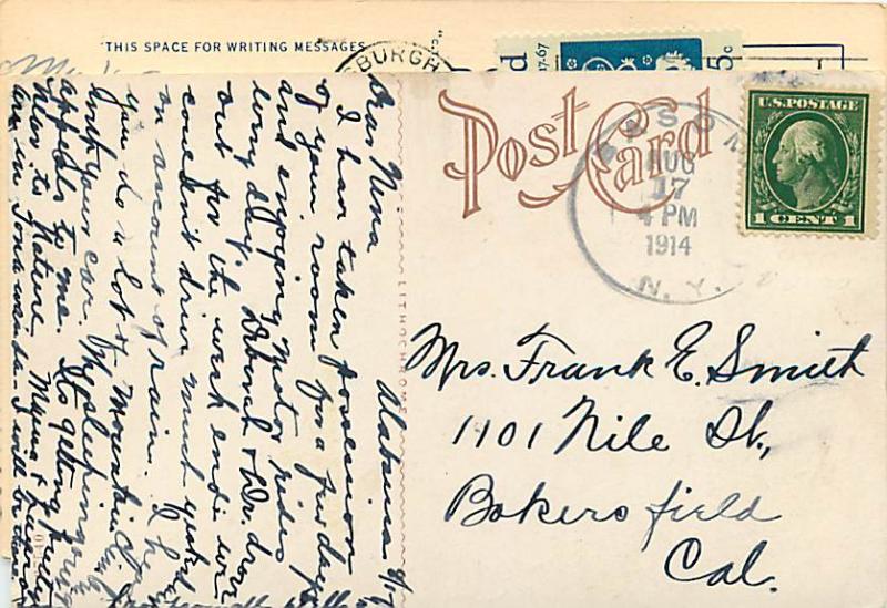 Holly (Byron Holley Rd) Street in Byron New York 1914 D/B | United ...