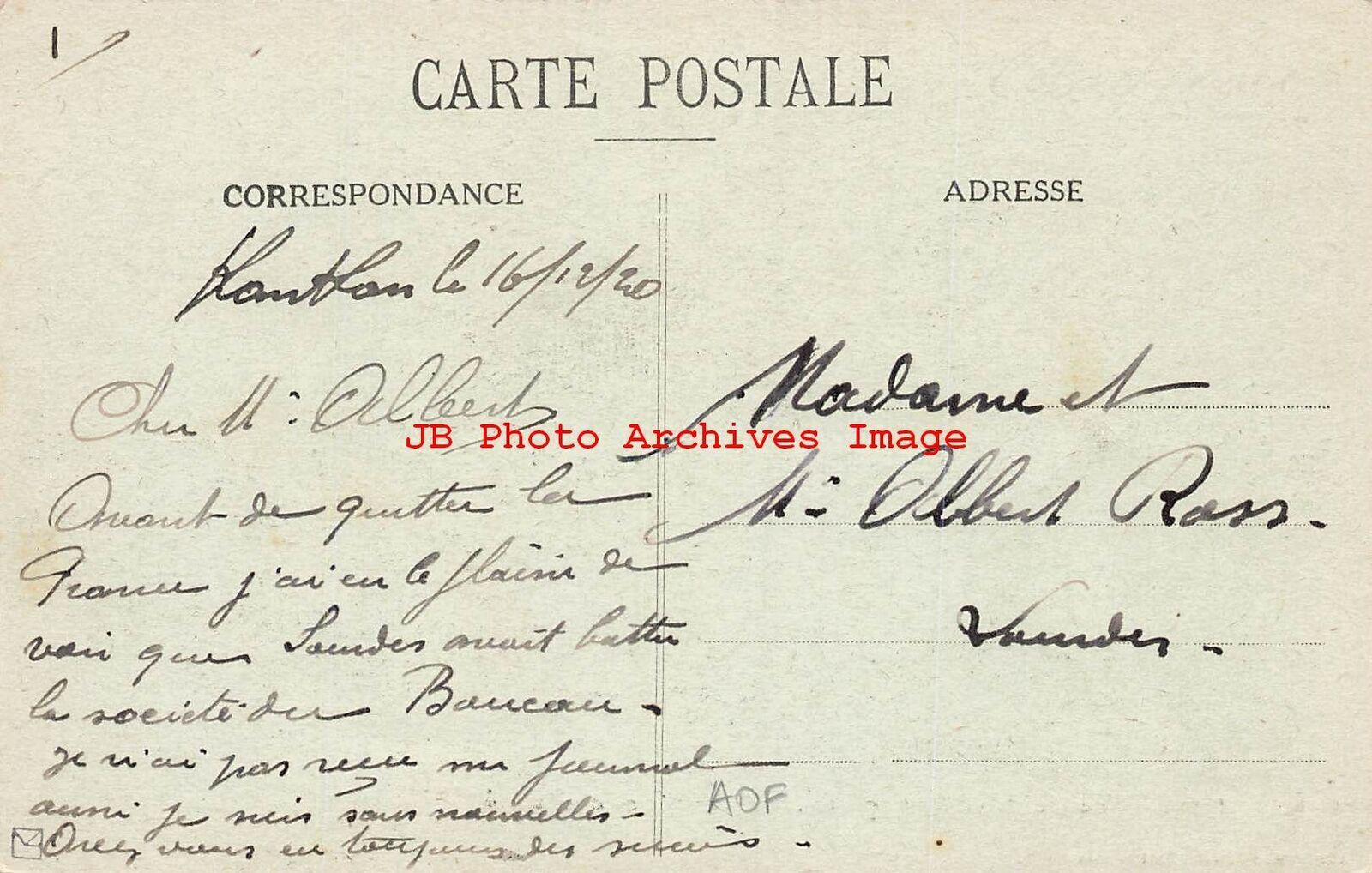 Afrique Occidentale Francaise, French West Africa, Tam-Tam Costume ...