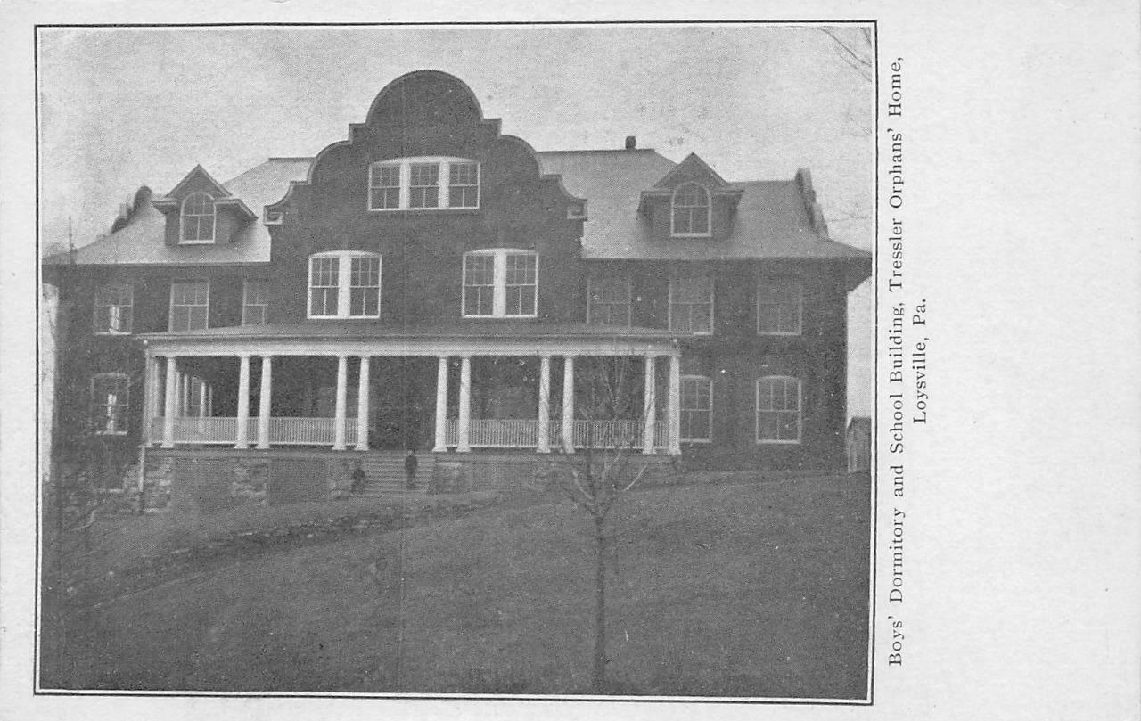 Boys Dormitory School Building Tressler Orphans Home Loysville PA 1900s ...
