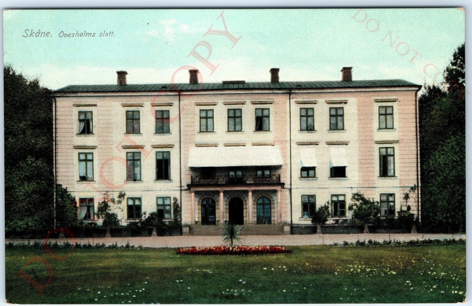 c1910s Kristianstad, Scania, Sweden Ovesholms Slott Castle Manor House ...