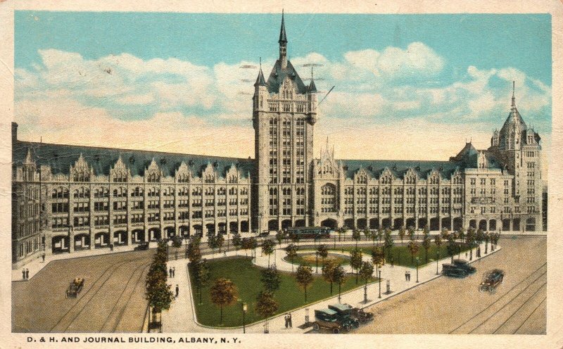 Vintage Postcard 1919 D&H And Journal Building Albany New York NY Chas ...