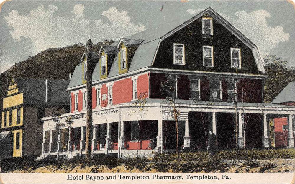 19700 PA Templeton Hotel Bayne and Temleton Pharmacy | United States ...