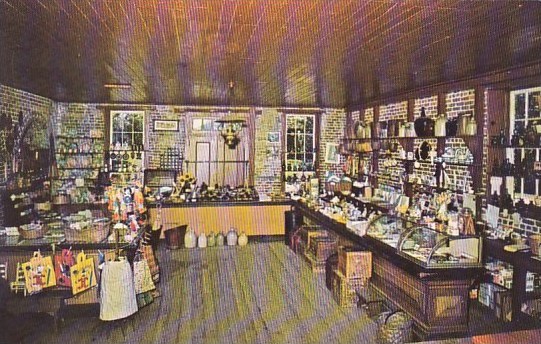New Jersey Allaire Interior Of The General Store At The Deserted ...