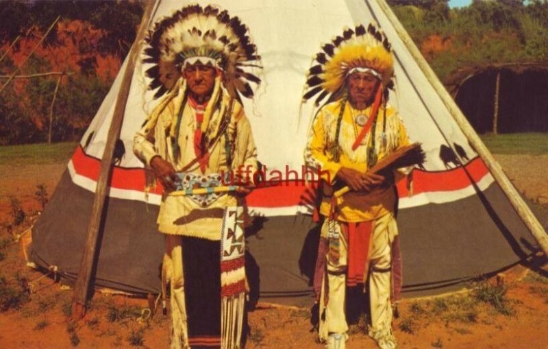 Kiowa Chiefs - Chief White Cloud and His Brother Chief Swimming Bear ...