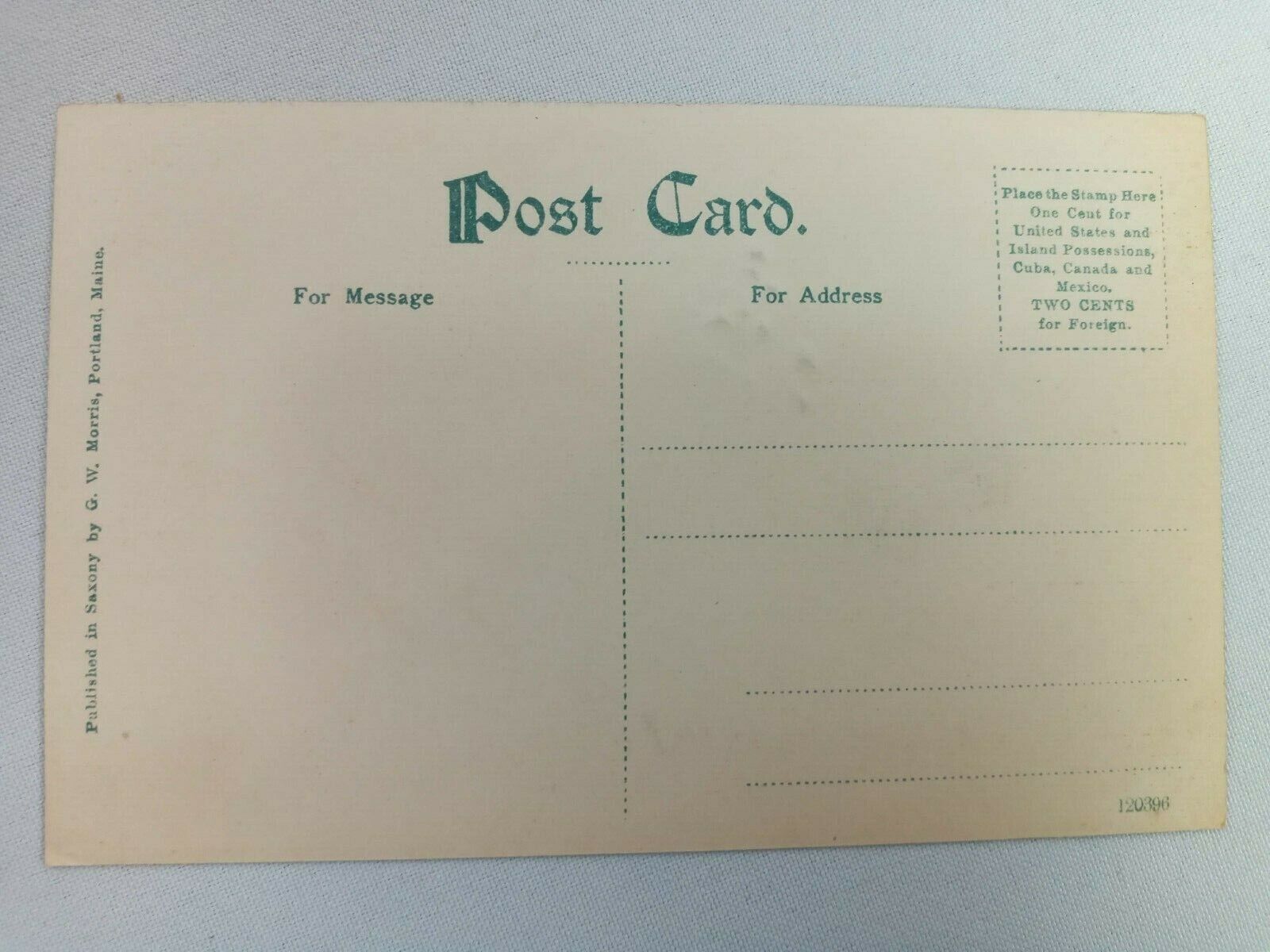 Intervale NH-New Hampshire. Cathedral Woods Path Lined Trees Vintage ...