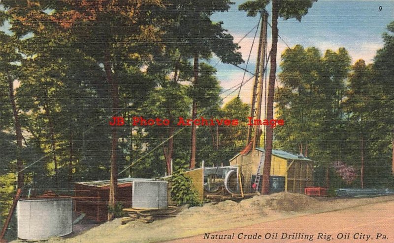 PA, Oil City, Pennsylvania, National Crude Oil Drilling Rig, Tichnor No ...