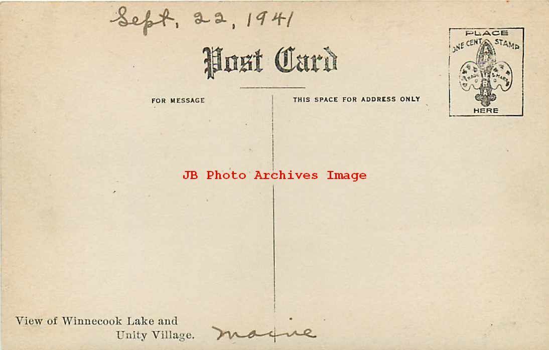 Lake Winnecook Unity Maine