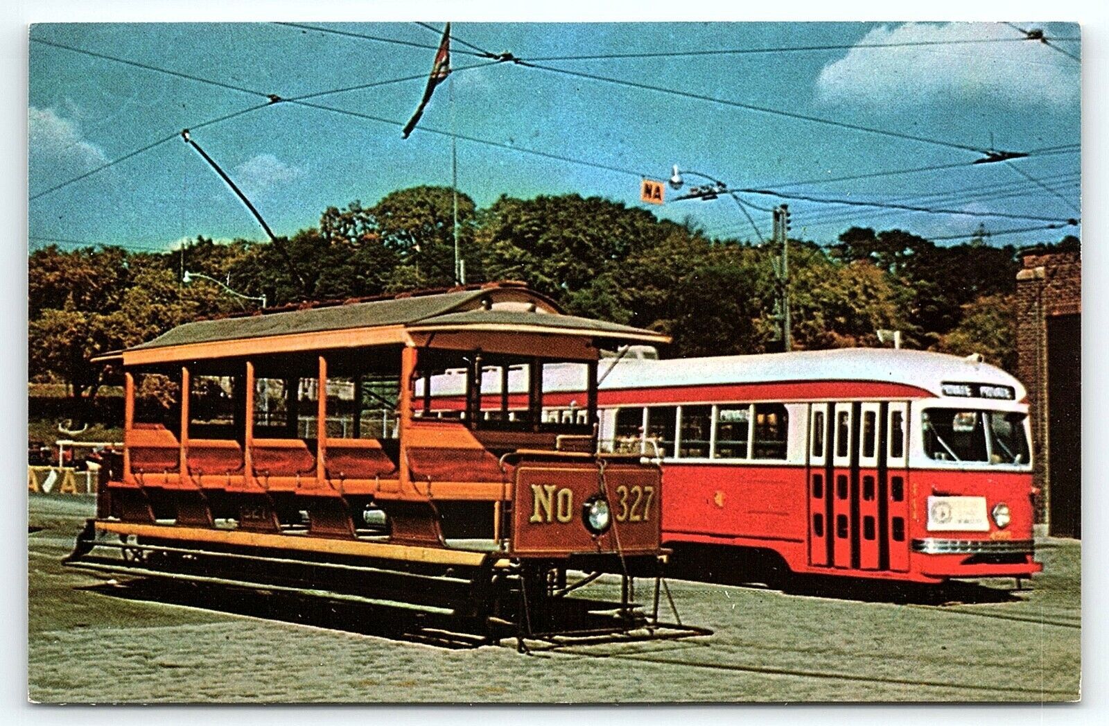 Vintage Toronto Transportation Commission Then and NOW Railway Postcard ...