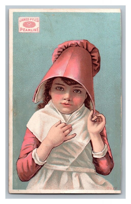James Pyle's Pearline Soap Dutch Girl Victorian Trade Card | Ephemera ...