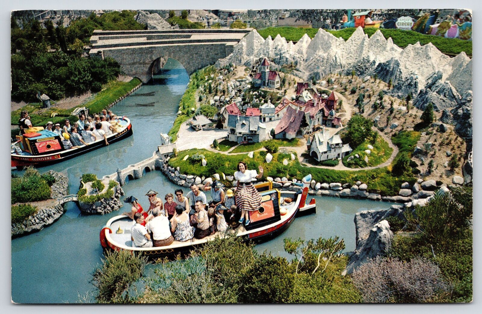 Anaheim CA~Disneyland~Storybook Land Canal Boats~Pinocchio Miniature ...