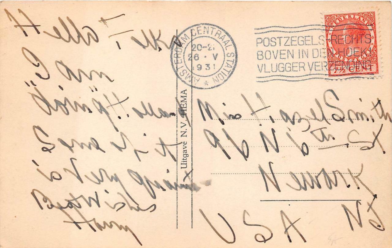 Rppc Volendam Netherlands Gaartje VAN Kieft Real Photo Postcard 1931 ...