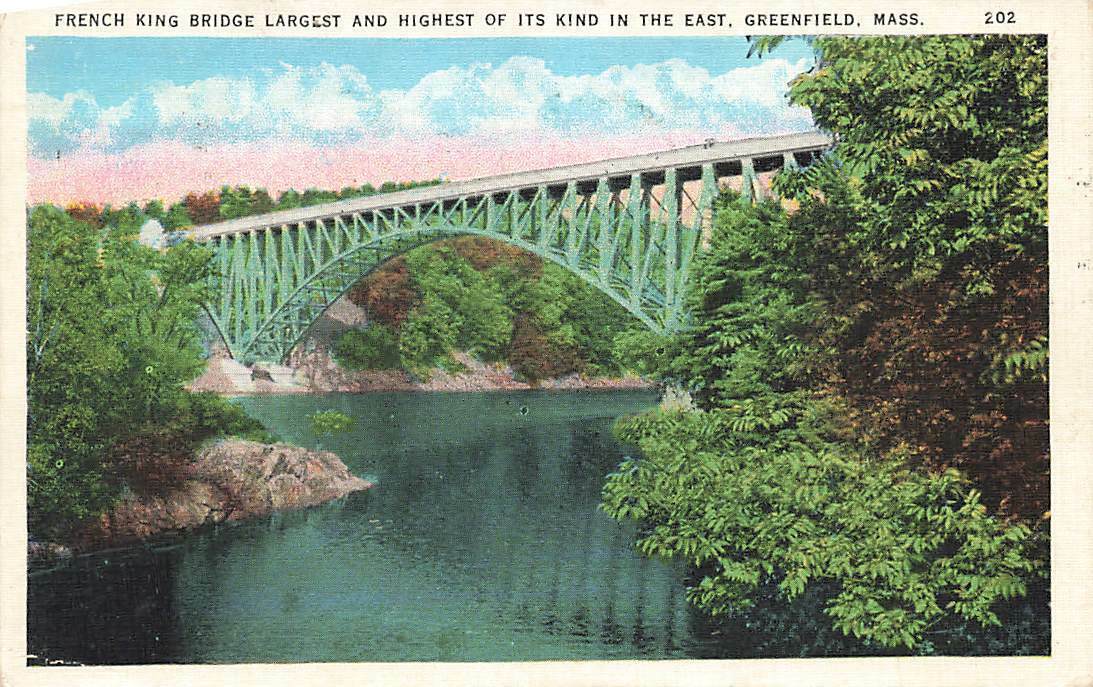 Vintage King Bridge Greenfield MA P255 | United States - Massachusetts ...
