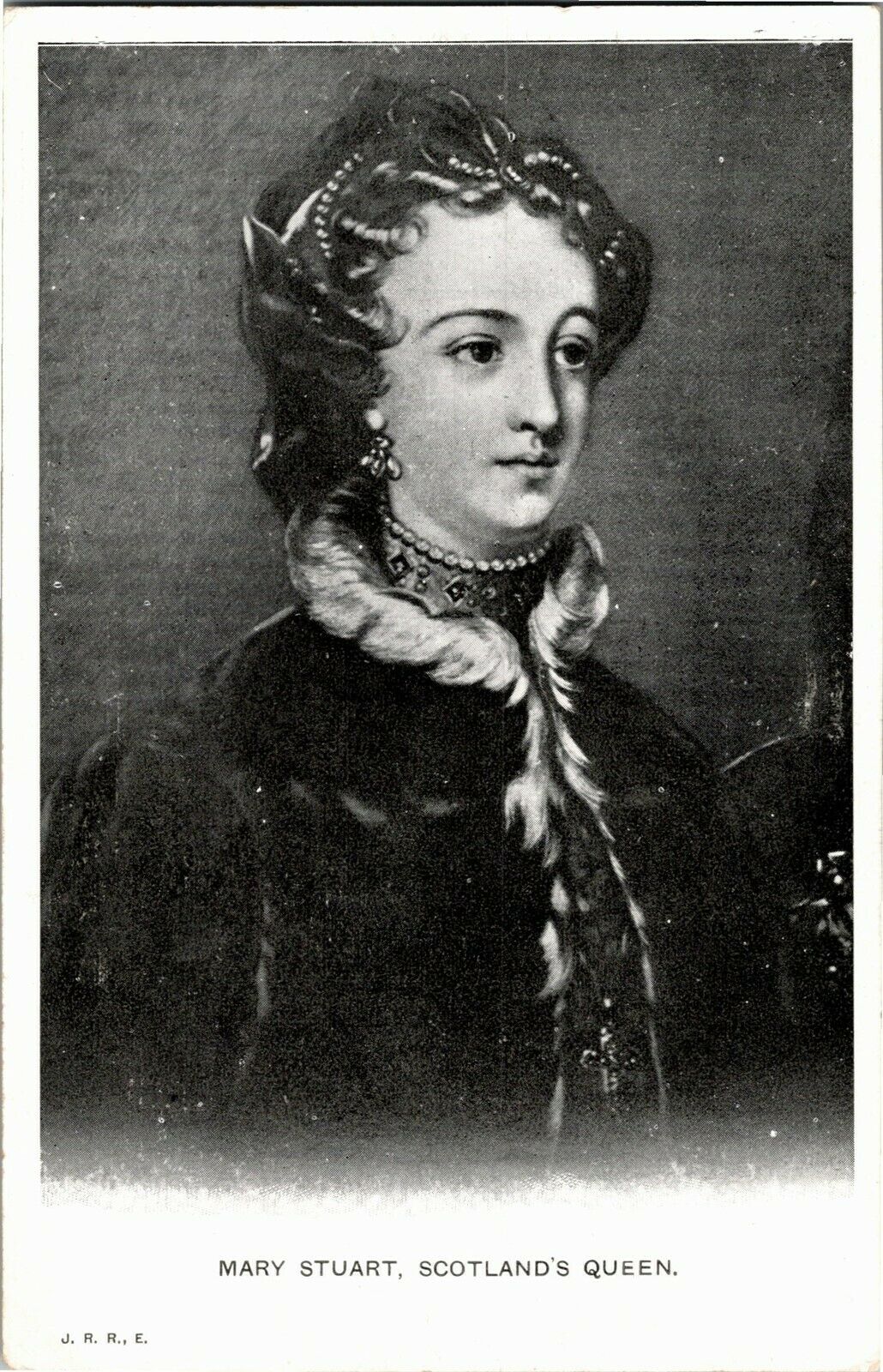 Portrait of Mary Stuart, Scotland's Queen Mary Queen of Scots Vtg ...