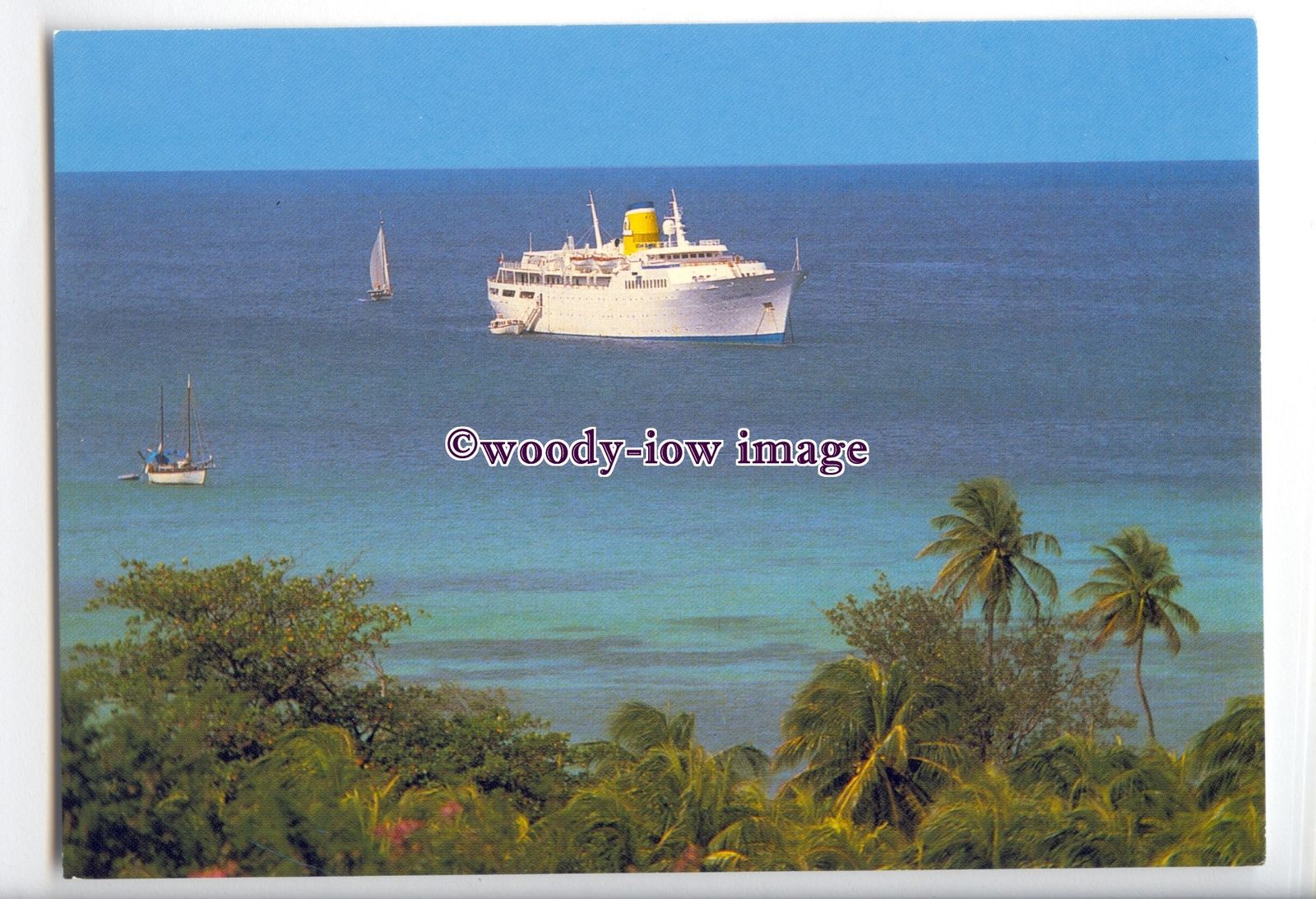 LN0951 - Ocean Cruise Lines Liner - Ocean Islander , built 1956 ...