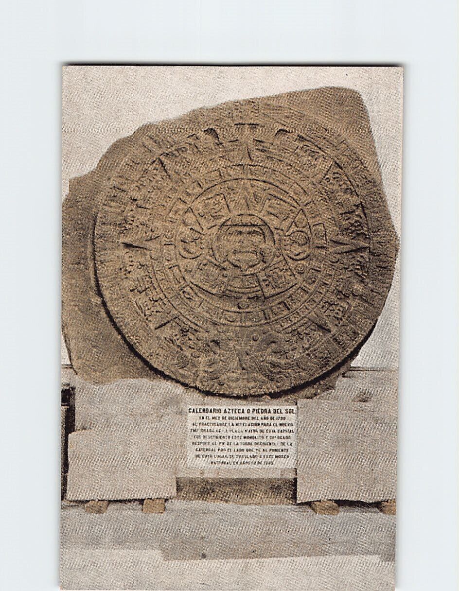 Postcard The Aztec Calendar of Mexico City, Mexico | Latin & South ...