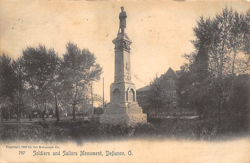 Soldiers and Sailors Monument Defiance, Ohio OH | United States - Ohio ...