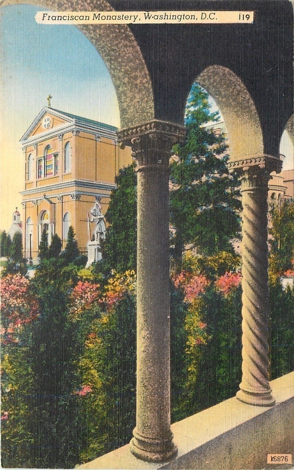 Washington DC~Franciscan Monastery~View through Pillar Arches~1910 ...