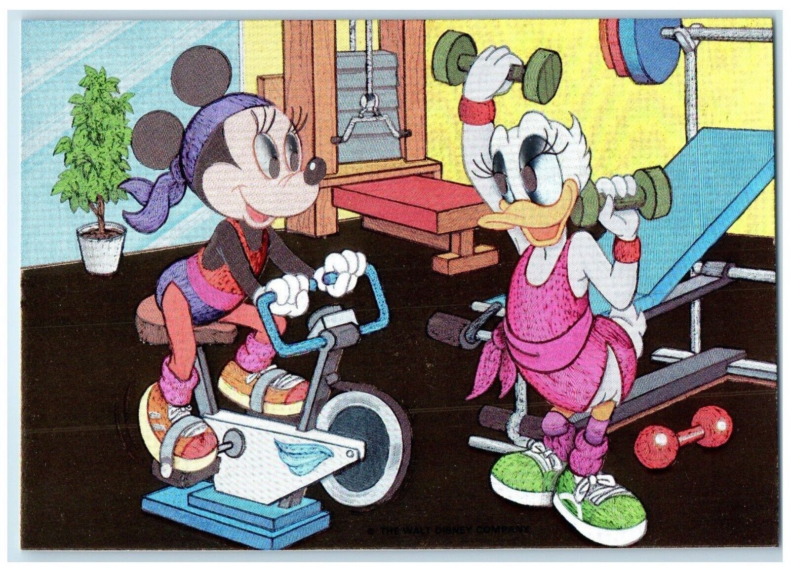 Dufex Mickey Mouse Daisy Duck At The Gym The Walt Disney Vintage ...