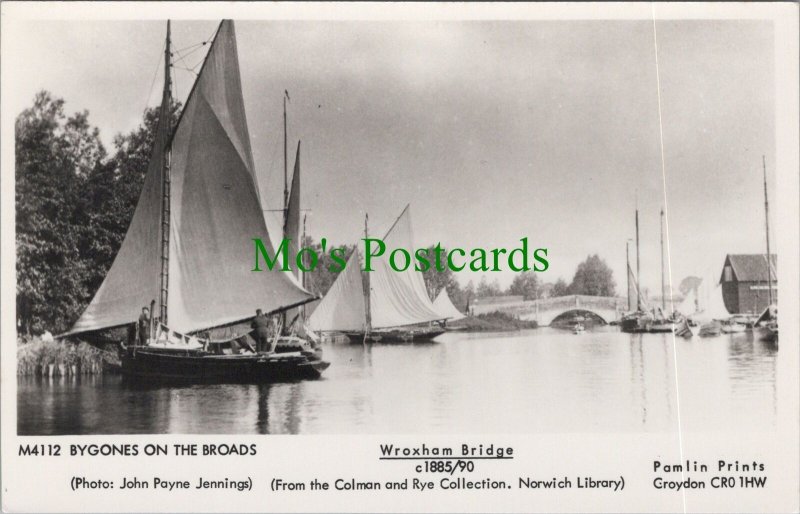 Norfolk Postcard - Wroxham Bridge, The Norfolk Broads (Repro) RS35658 ...